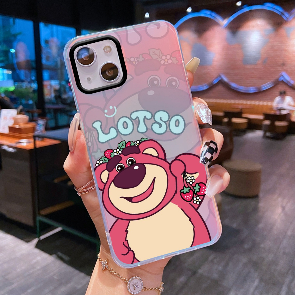 Jual [1629] Casing HOLOGRAM AURORA Lotso For IP 7 7+ 8+ 11 PRO MAX 12 ...