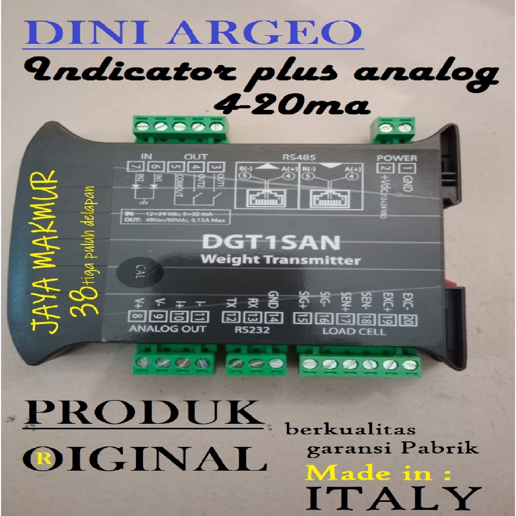 Jual indicator TRANSMITTER DINI ARGEO type DGT1SAN | Shopee Indonesia
