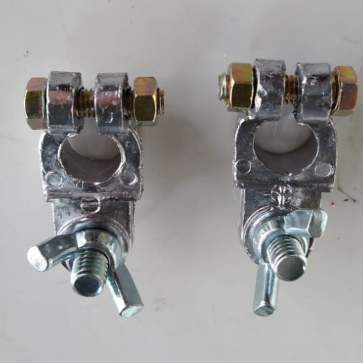 Jual KLEM ACCU / AKI TIMAH KECIL, BESAR, JUMBO PER SET | Shopee Indonesia