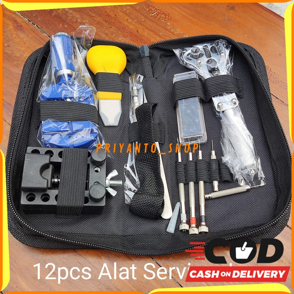 Jual Alat Reparasi Servis Jam Tangan Tools Set WATCHKITE WKOS Model Tas ...