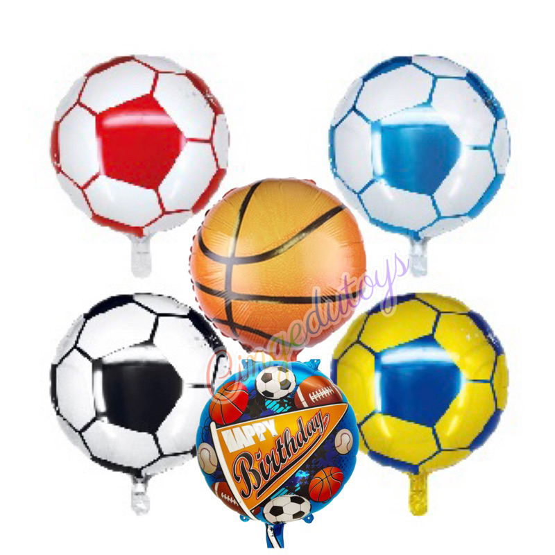 Jual Balon foil bola sepak bola ( soccer) world cup / basket tennis ...