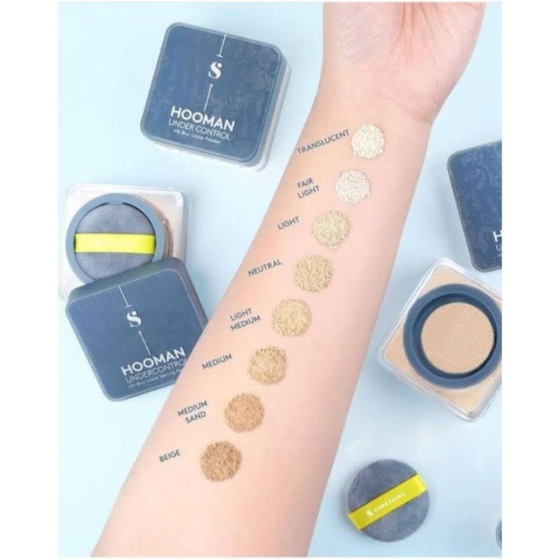 Jual Somethinc Hooman Under Control HD Blur Loose powder 15gr | Shopee ...