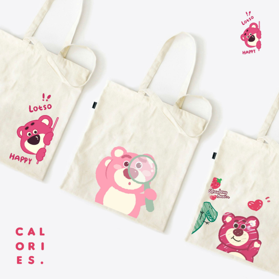 Jual Calories Totebag Lotso lots O' Huggin' Bear beruang pink kado ...