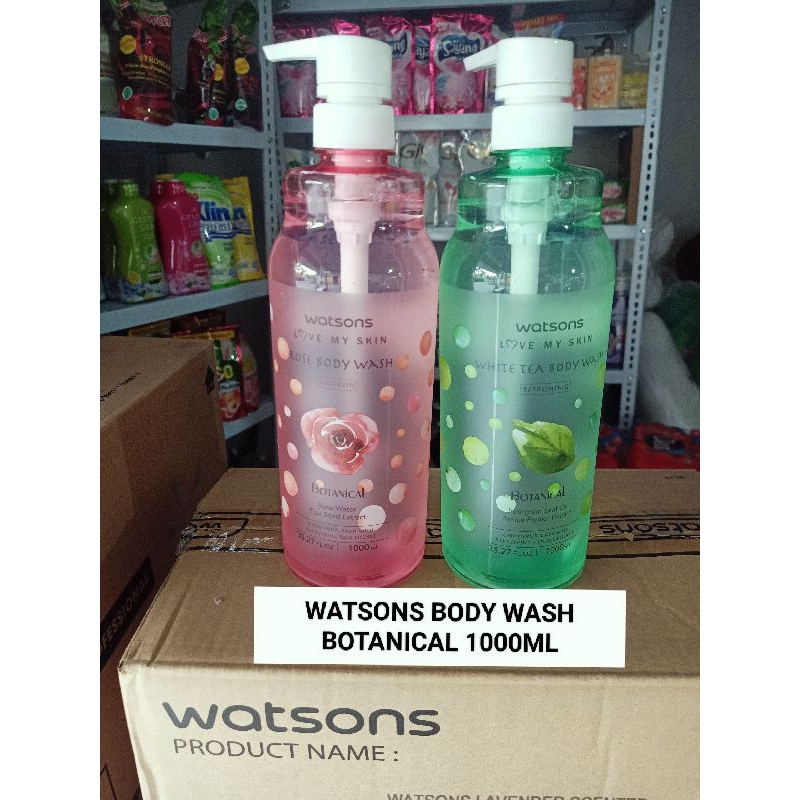 Jual WATSONS BODY WASH BOTANICAL 1000 ML | Shopee Indonesia