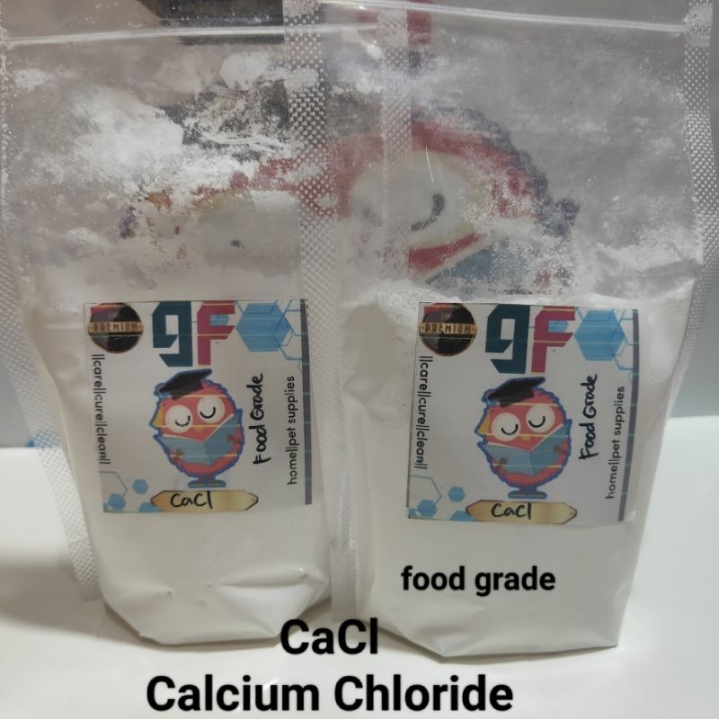 Jual CaCl calcium chloride food grade kalsium klorida 250gr | Shopee ...