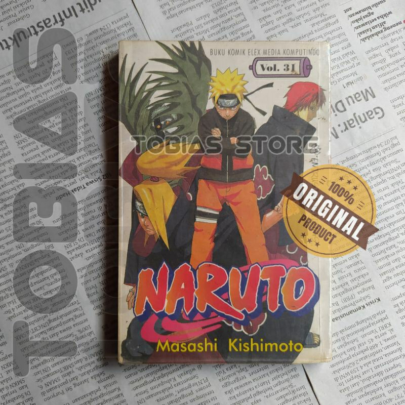 Jual NARUTO VOL. 31 + BONUS POKEMON - Buku Komik Elex Shippuden Bekas Preloved Ori Original ...