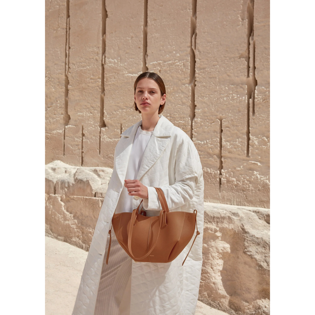 Jual POLENE PARIS Cyme Mini Tote Bag Textured Leather ORIGINAL | Shopee ...