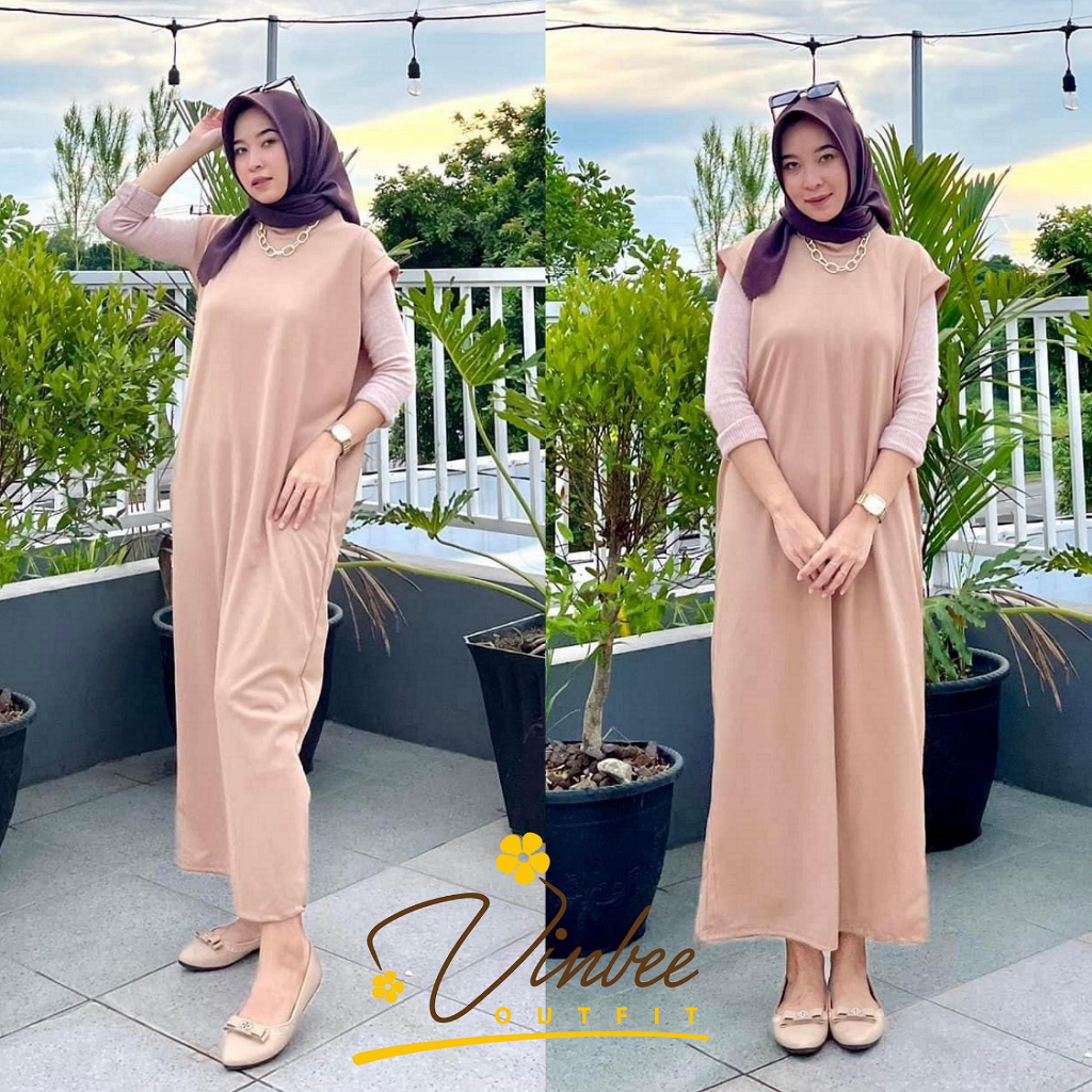 Jual INNER DRESS KNIT PREMIUM / DRESS INNER KNIT JUMBO | Shopee Indonesia