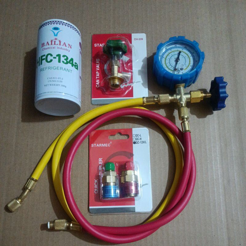 Jual PAKET ISI PREON AC MOBIL BAILIAN 134A KOMPLIT | Shopee Indonesia
