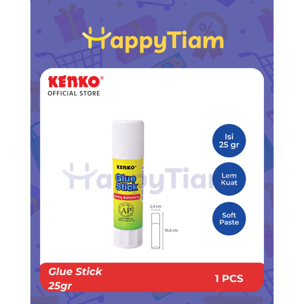 Jual GLUE STICK KENKO 25 Gr LEM KERTAS BATANG STIK PEREKAT | Shopee ...