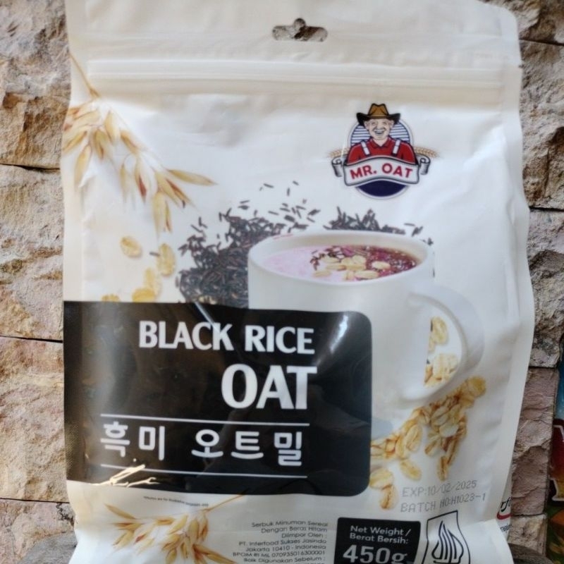 Jual Mr OAT BLACK RICE OAT AUSTRALIA 450 GRAM (HALAL) | Shopee Indonesia