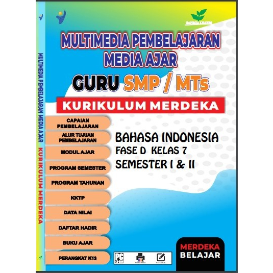 Jual CD MODUL AJAR KURIKULUM MERDEKA BAHASA INDONESIA FASE D KELAS VII ...