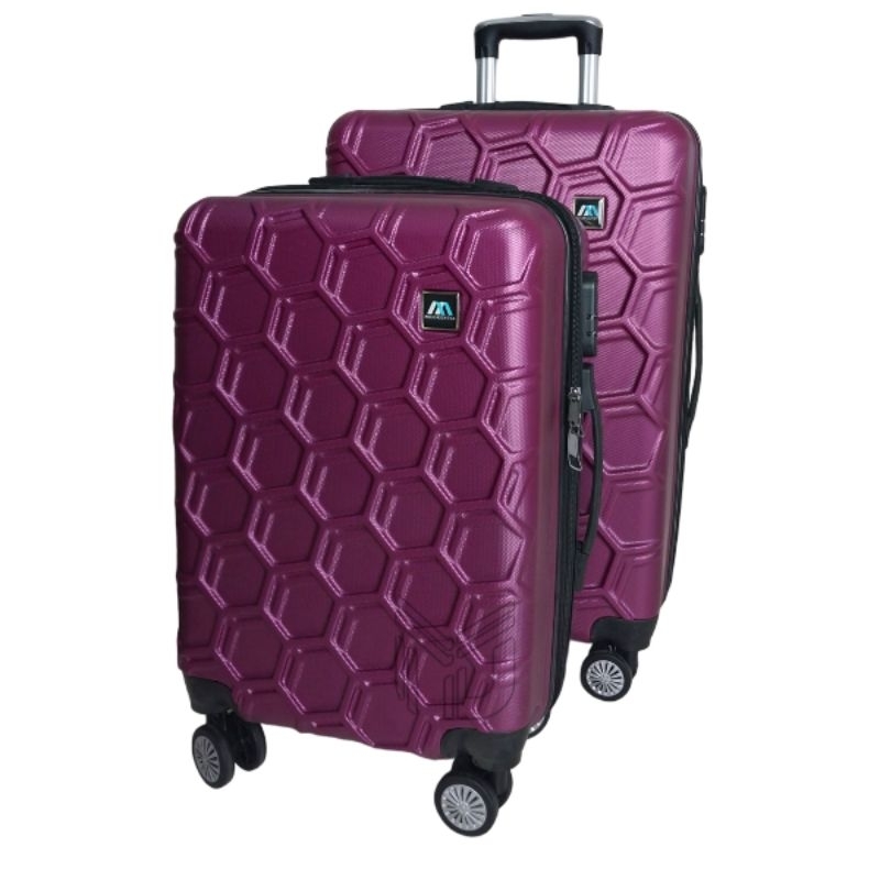 Jual Koper 20 Inch Polo Geneva 066 Koper 20"/24" Inch Bahan Fiber ABS ...