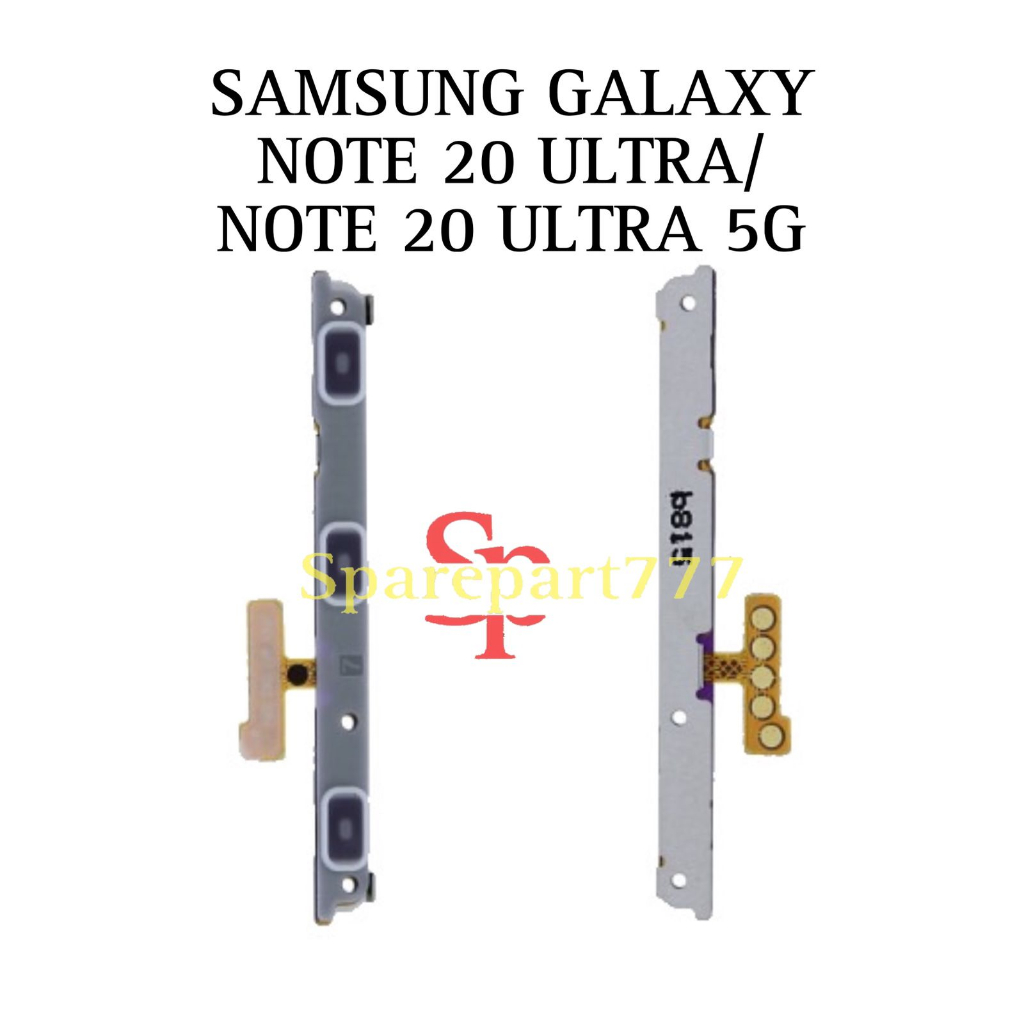 Jual Flexible Konektor Power On Off + Volume Samsung Galaxy Note 20 Ultra / Note 20 Ultra 5G ...