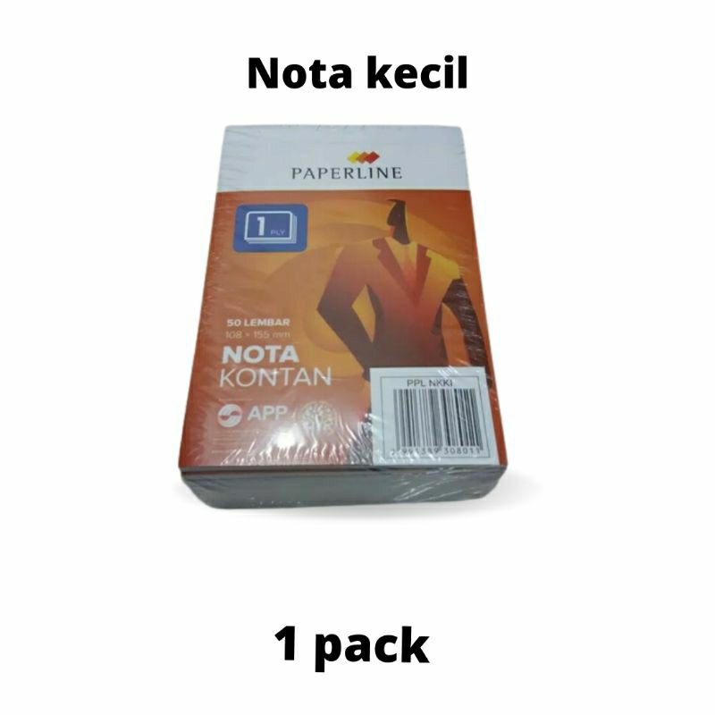 Jual nota kontan kecil 1 ply (1 pack 10 buku) Nota kecil 1 ply | Shopee ...