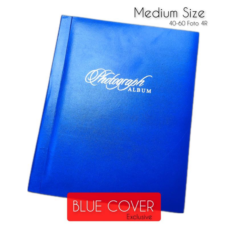 Jual COVER BIRU - ALBUM FOTO MAGNETIK MEDIUM SIZE 40-60 FOTO 3R 4R ...