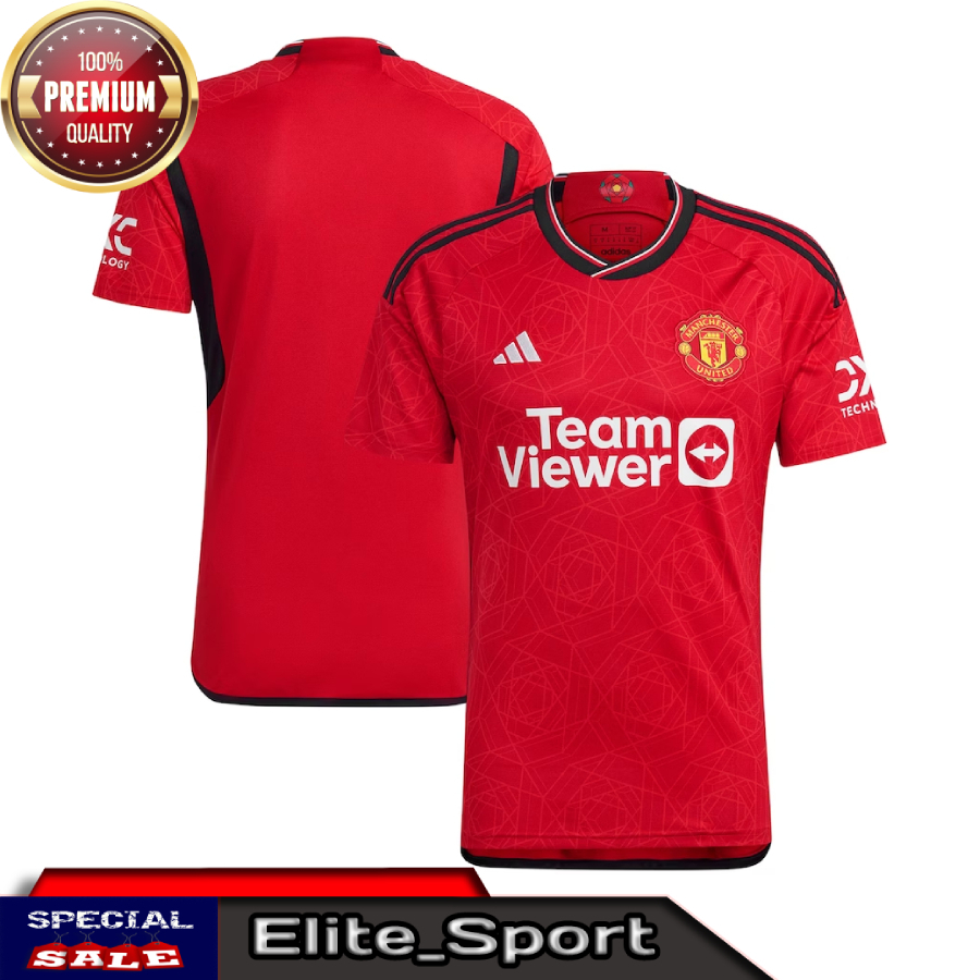 Jual JERSEY BOLA MANCHESTER UNITED_MU HOME 2023/2024 GRADE ORI | BAJU ...