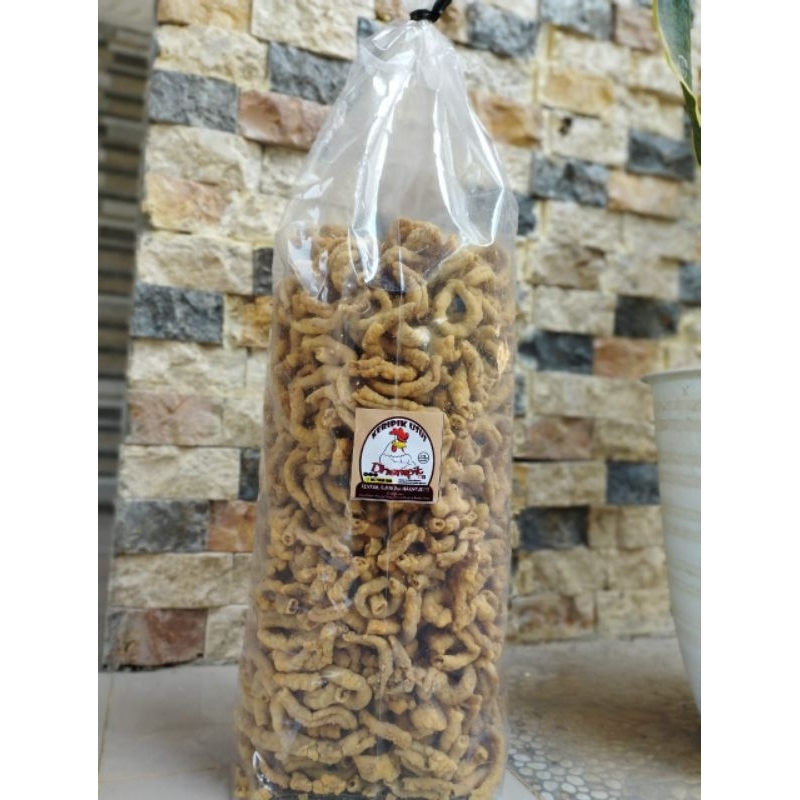 Jual 2kg (1ball)-USUS CRISPY-KERIPIK USUS-KRIPIK USUS-packing free ...