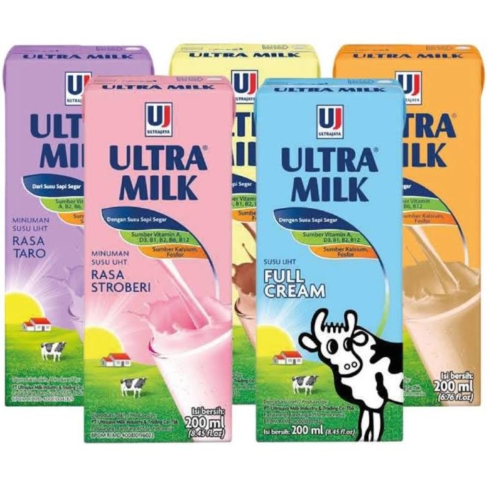 Jual Susu Ultra Milk UHT 200ml All Var | Shopee Indonesia