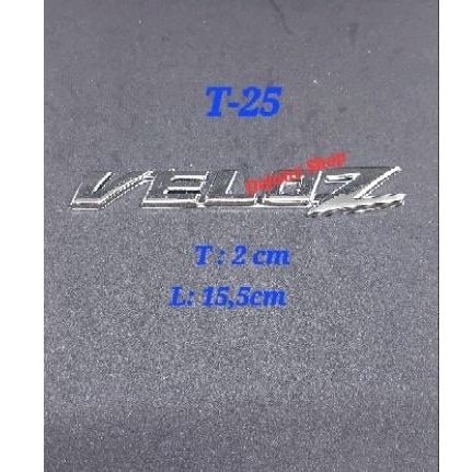 Jual Emblem Logo Sticker Stiker Lambang Simbol VELOZ Krum Universal ...