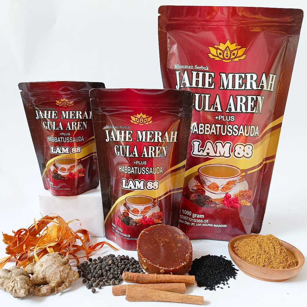 Jual Jahe Merah Gula Aren Plus Habbatussauda 100% ORIGINAL | Shopee ...