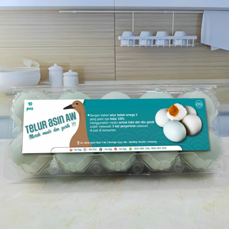 Jual telur asin omega 3 premium 10pcs free packing (MATANG) | Shopee ...