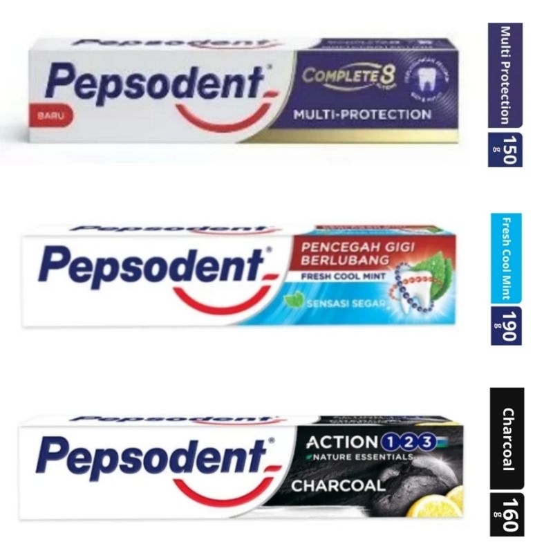 Jual PEPSODENT Pasta Gigi All Variant 150/160/190g | Shopee Indonesia