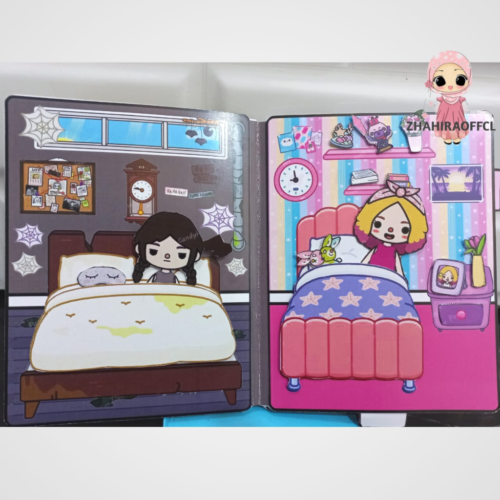 Jual TOCA WEDNESDAY AND ENID/TOCA LIFE/QUIET BOOK/BUSY BOOK PAPER DOLLS ...
