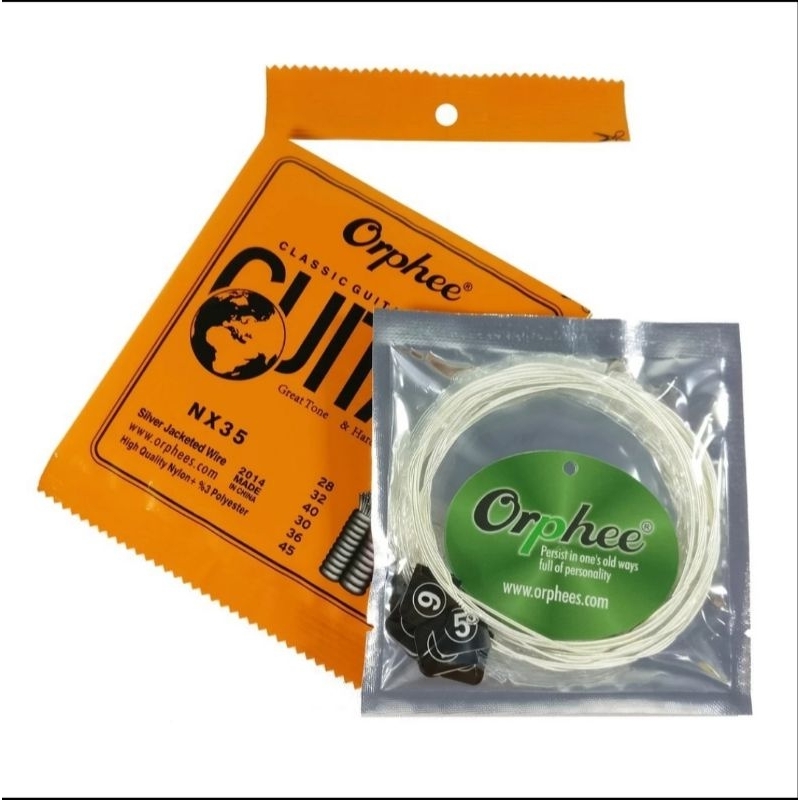 Jual Senar Gitar Nilon Orphee Klasik Nylon NX35 | Shopee Indonesia