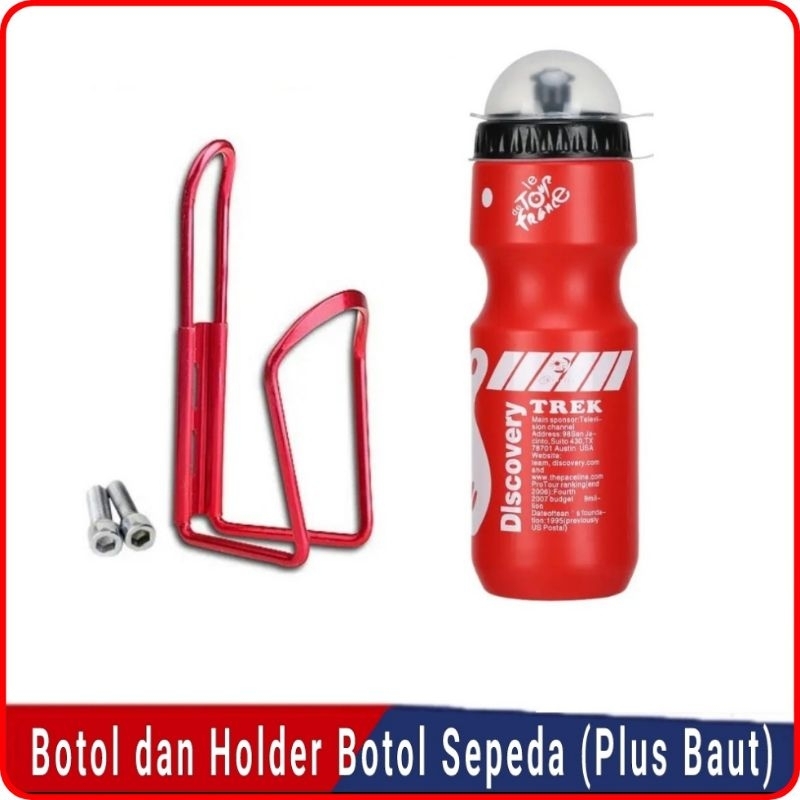 Jual Botol dan Holder botol Sepeda (plus baut) | Shopee Indonesia