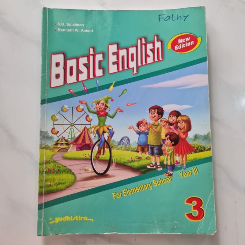 Jual BUKU BASIC ENGLISH YUDHISTIRA KELAS 3 III SD MI K13 KURIKULUM 2013 ...