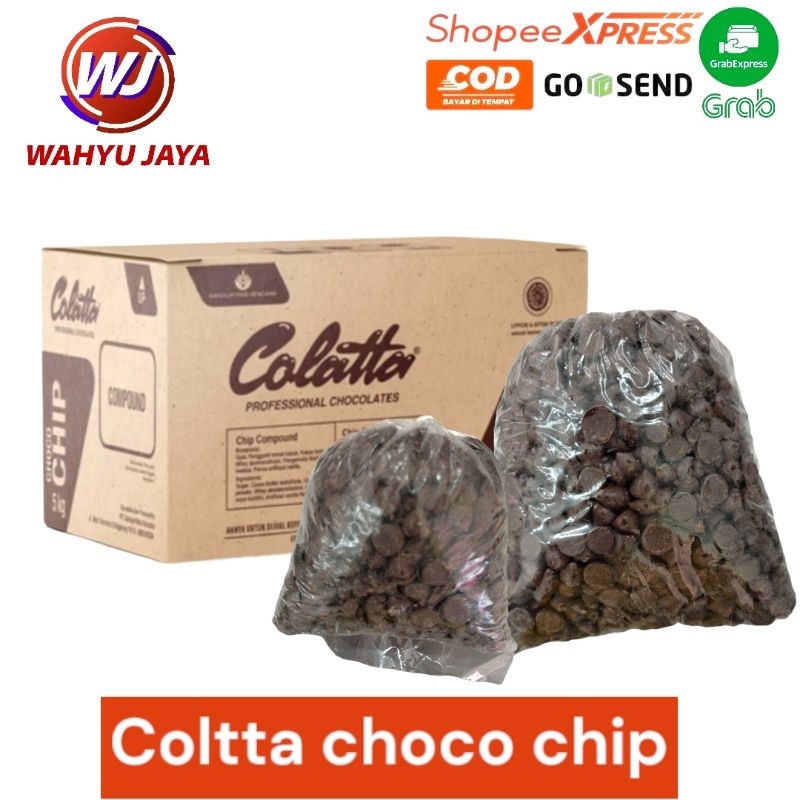 Jual colatta choco chips 250 gram/100gram | Shopee Indonesia