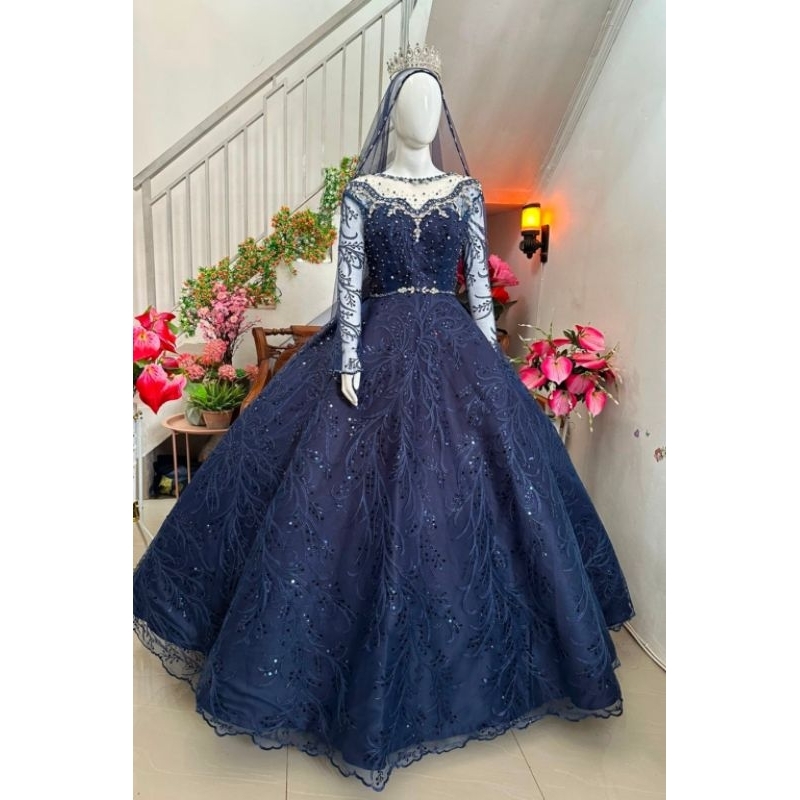 Jual GAUN NAVY TERBARU | Shopee Indonesia