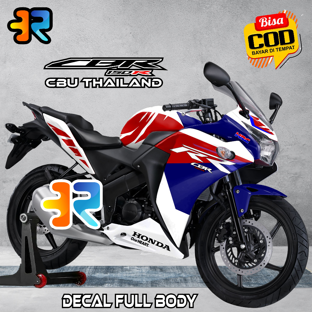 Jual Decal Cbr Cbu Thailand Stiker Full Body Variasi Livery CBR 1000 ...