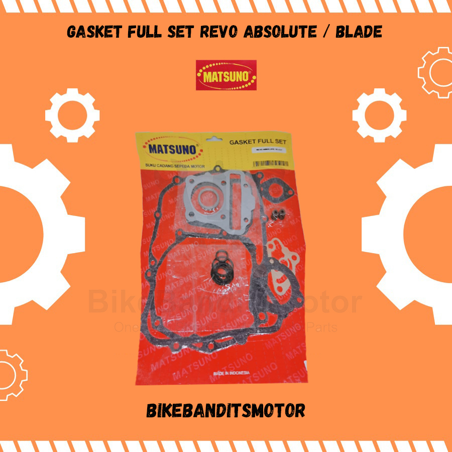 Jual Gasket Full Set Paking Full Set Revo Absolute / Blade Matsuno | Shopee Indonesia