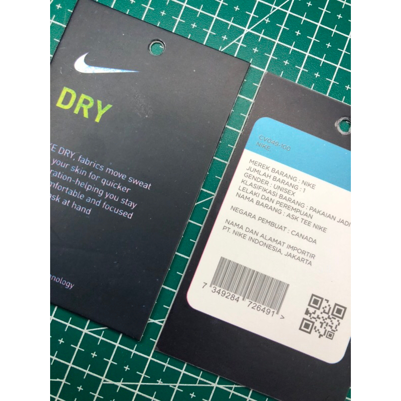 Jual NIKE LABEL PRICE TAG BARCODE SUPER PREMIUM CO 1X DI KIRIM 600PCS ...