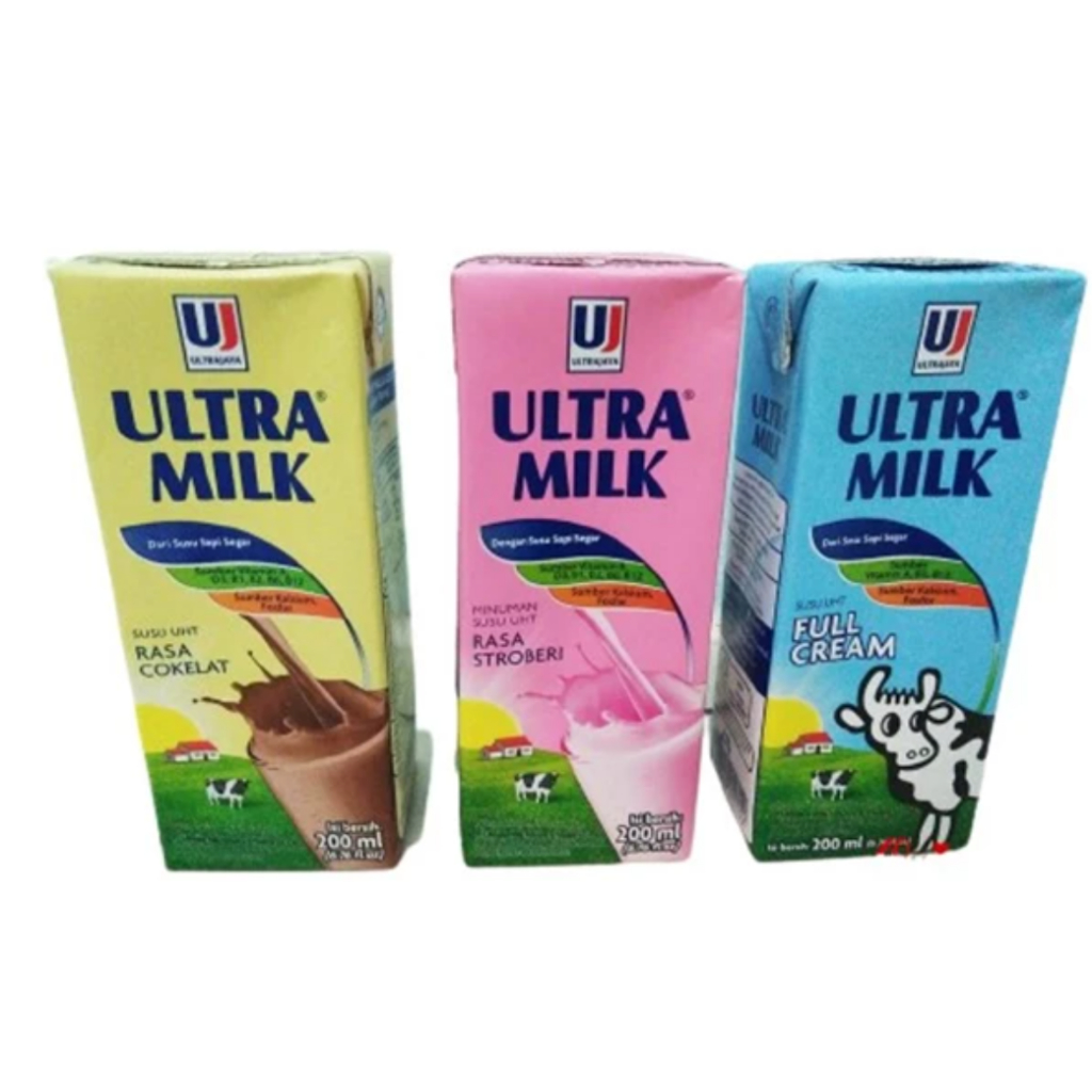 Jual ULTRA MILK SUSU UHT 200ml 1 Dus | Shopee Indonesia