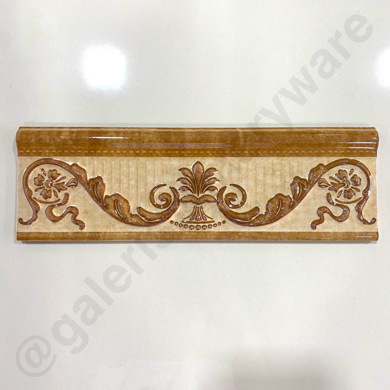 Jual List Keramik Dinding Timbul 8x25cm Import Aneka Rupa / List ...