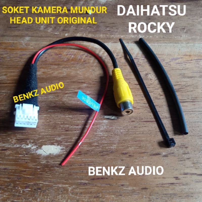 Jual Soket kamera head unit daihatsu Rocky socket rear camera rocky ...
