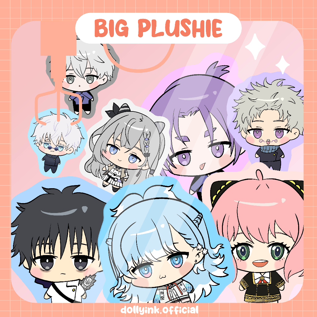 Jual BIG PLUSHIE ANIME BY DOLLYINK.OFFICIAL/BONEKA ANIME JUJUTSU KAISEN ...