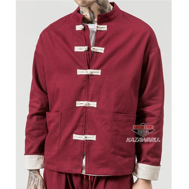Jual CHEONGSAM PRIA BAJU KEMEJA IP MAN IPMAN WING CHUN MANDARIN JAPANES ...