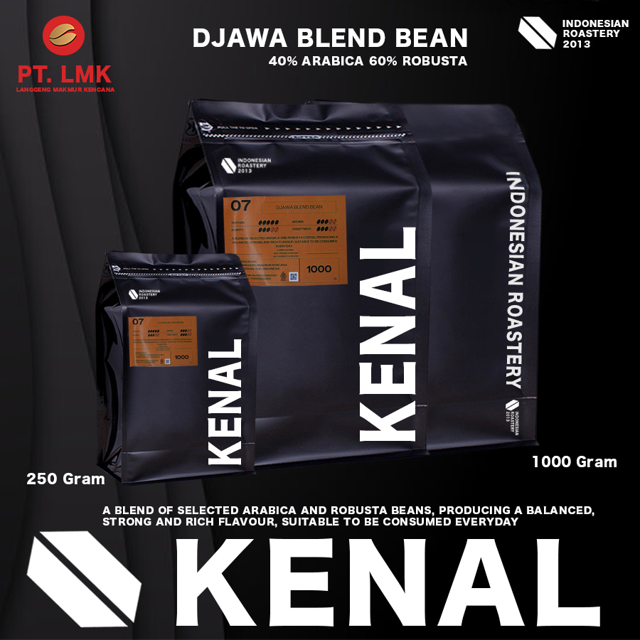 Jual Kenal Coffee Djawa Blend Espresso Kopi Indonesia 60% Robusta 40% ...