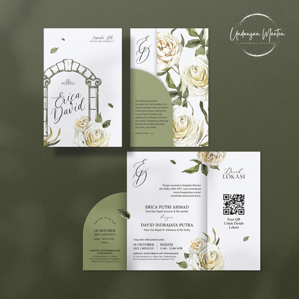 Jual Undangan Pernikahan NRC017 - Undangan Premium - Undangan Murah ...