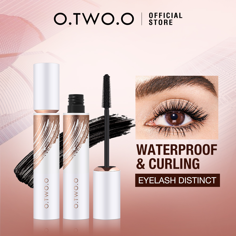 Jual O.TWO.O Ultimate 5D Thick Mascara Waterproof MakeUp Black Tahan ...