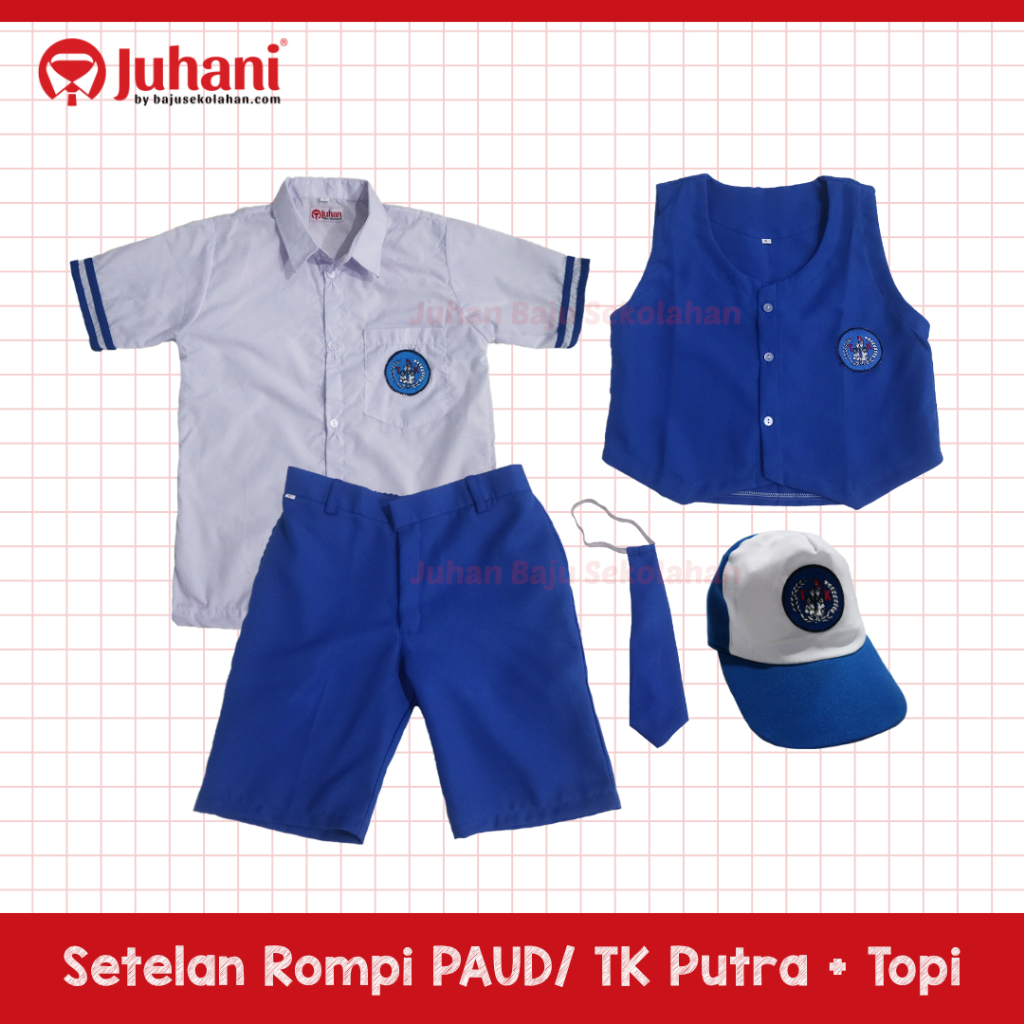 Jual Seragam TK PAUD Pendek Seragam Sekolah Anak PAUD Seragam Sekolah ...