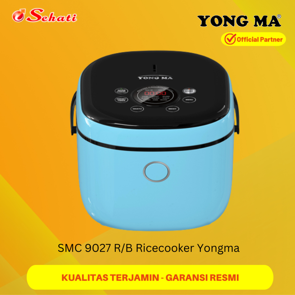 Jual YONG MA SMC 9027 R/B Ricecooker Yongma 2 Liter NEW Desain Futuristik Smart Touch Bergaransi ...