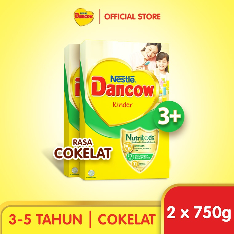 Jual Nestl Dancow 3+ Nutritods Susu Formula Pertumbuhan 3 - 5 Tahun ...