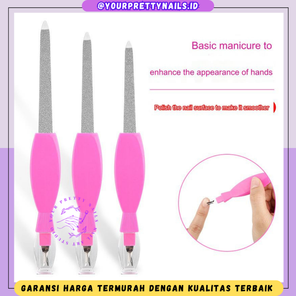 Jual Nile File Kikir Kuku Stainless / Kikir kuku / Nail Tools / Kikir ...