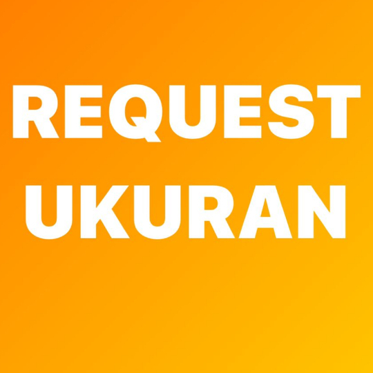 Jual HANYA UNTUK REQUEST UKURAN (SUDAH CHAT ADMIN) | Shopee Indonesia