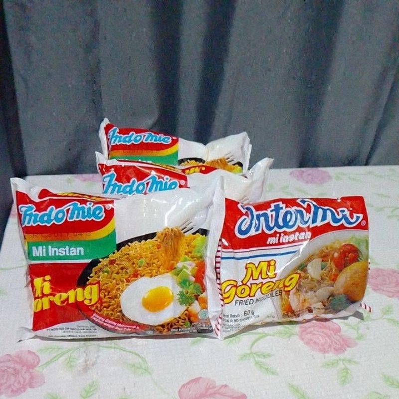Jual Paket Indomie Goreng Isi 5 + Intermi | Shopee Indonesia